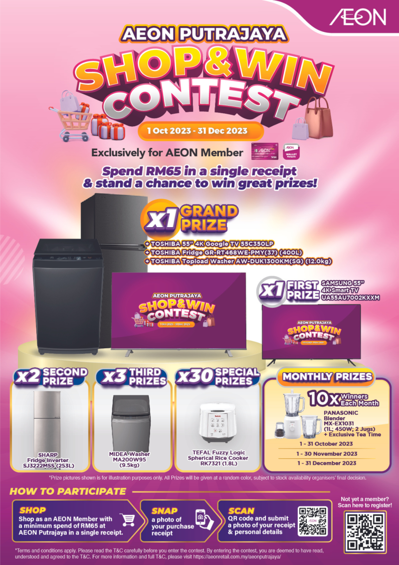 AEON Putrajaya Shop & Win Contest - AEON CO. (M) BHD.