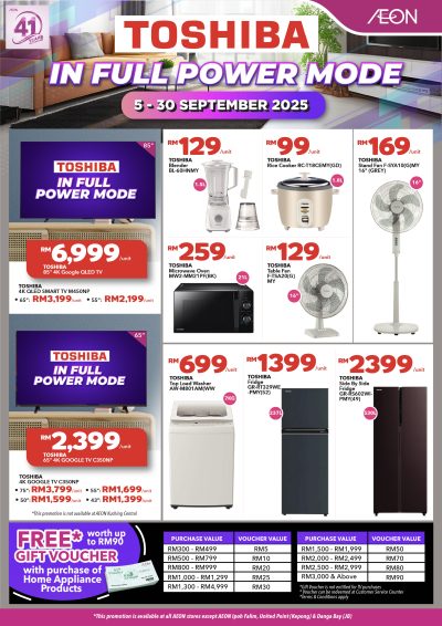 Toshiba Brand Fair - AEON CO. (M) BHD.